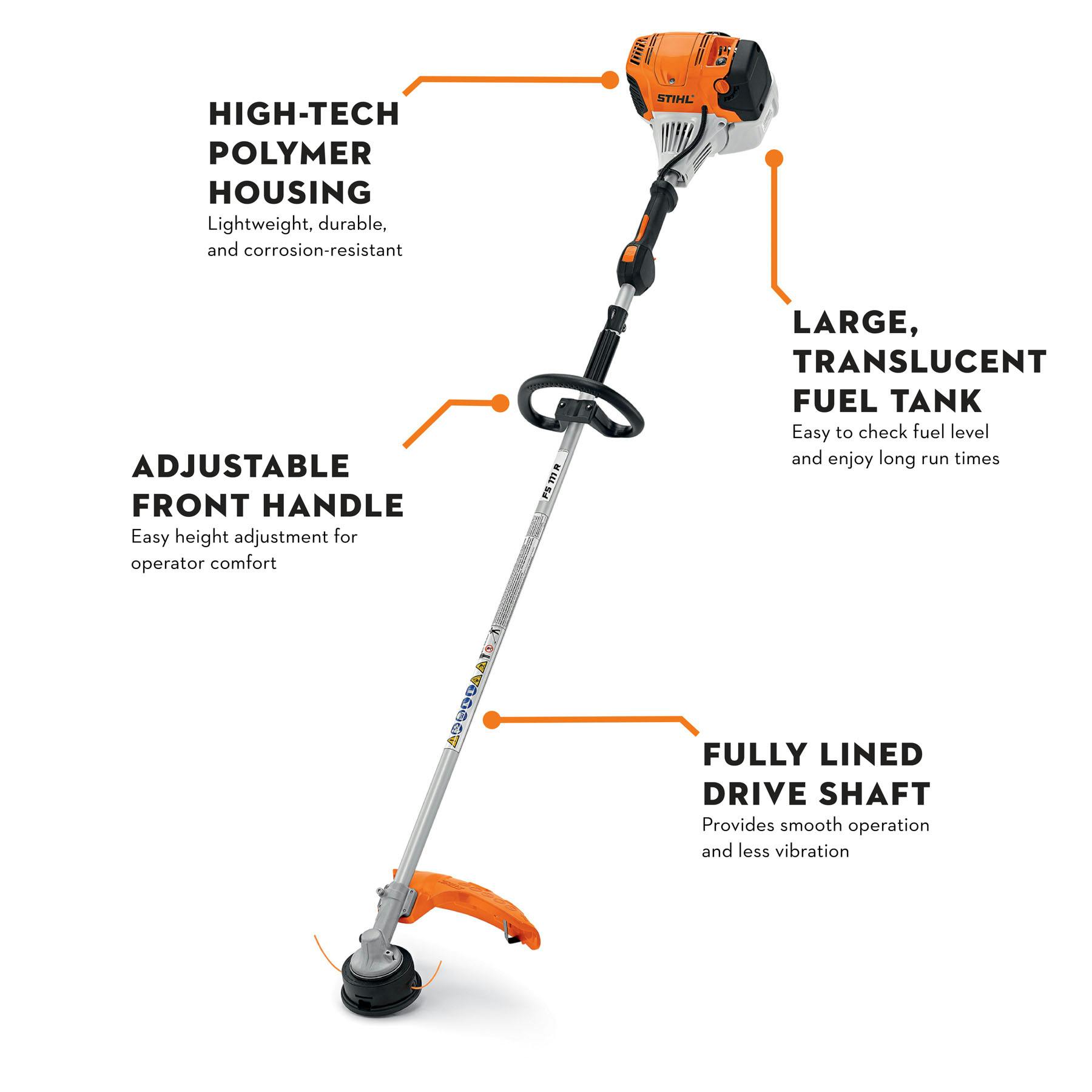 FS 111 R Trimmer with Low Fuel Costs | STIHL USA