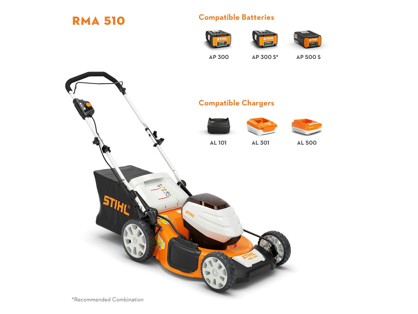 RMA 510 Cordless Lawn Mower | Battery Powered Lawn Mower | STIHL USA