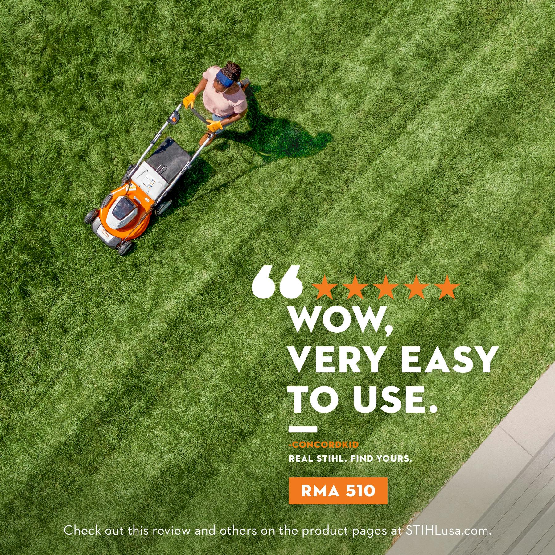 RMA 510 Cordless Lawn Mower | Battery Powered Lawn Mower | STIHL USA