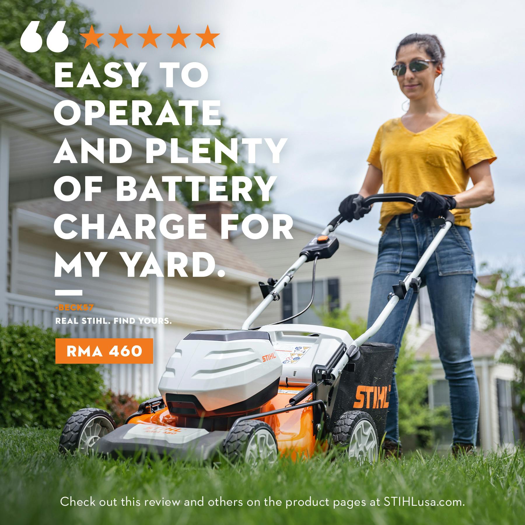 RMA 460 | Cordless Electric Lawn Mower | STIHL USA