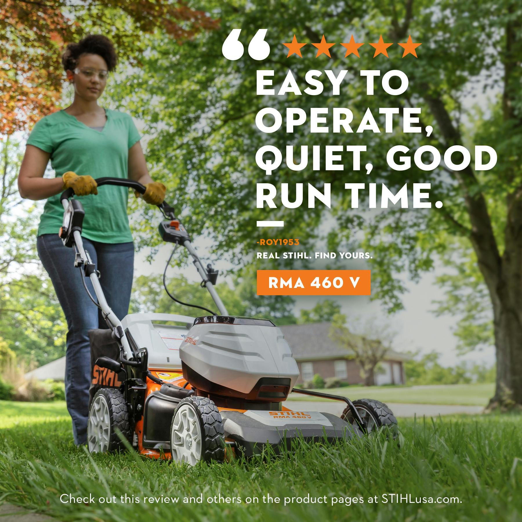 RMA 460 V | Self-Propelled Lawn Mower | STIHL USA