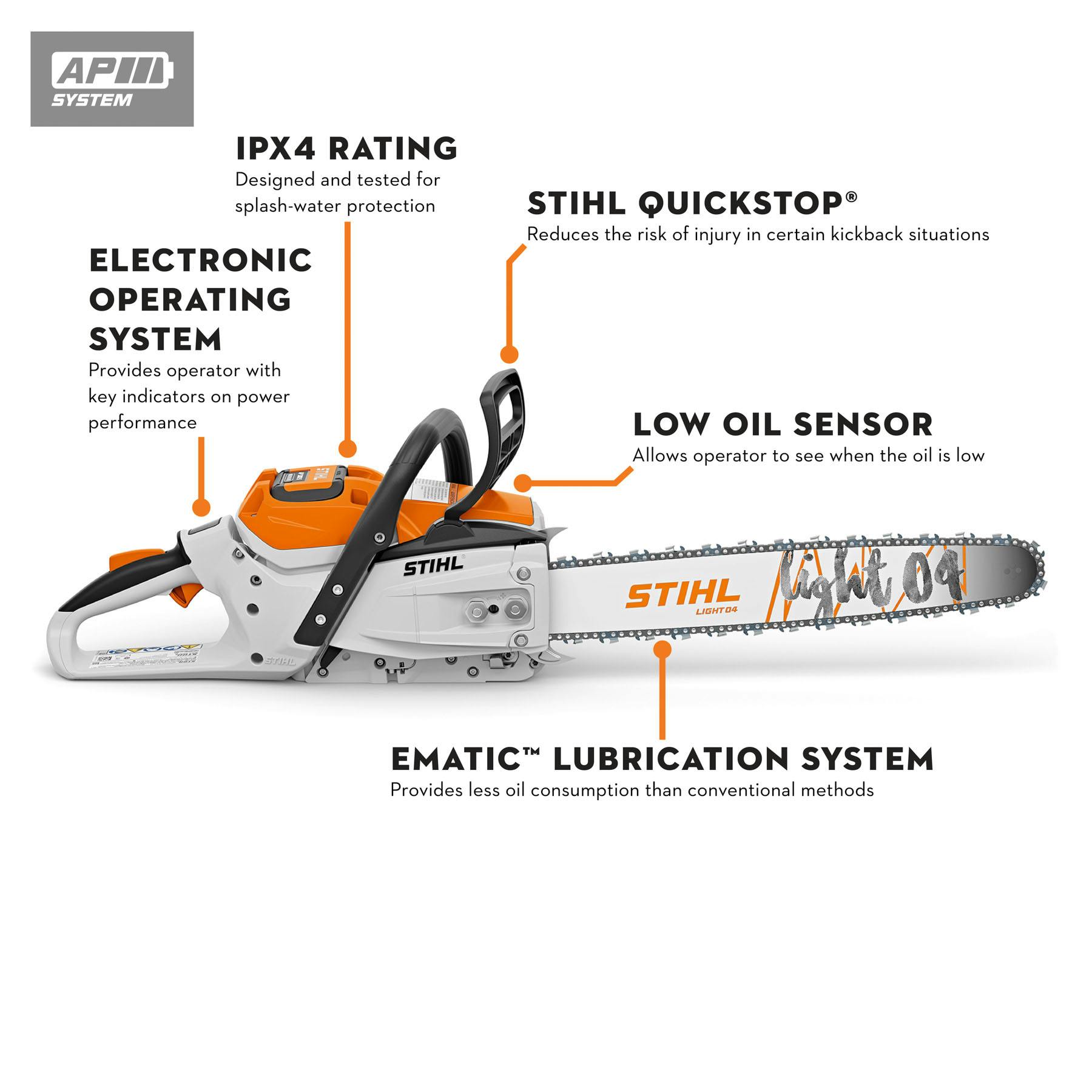 MSA 300 C-O Battery Powered Chainsaw | STIHL Battery Chainsaws | STIHL USA